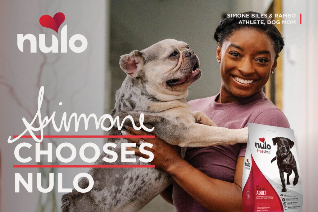 Simone Biles and Her French Bulldogs Team Up with Nulo on National Campaign to “Fuel Incredible ...